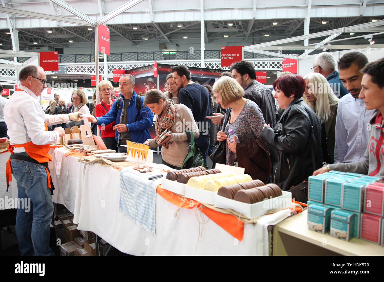 The 2016 Chocolate Show held at Olympia London, International and local ...