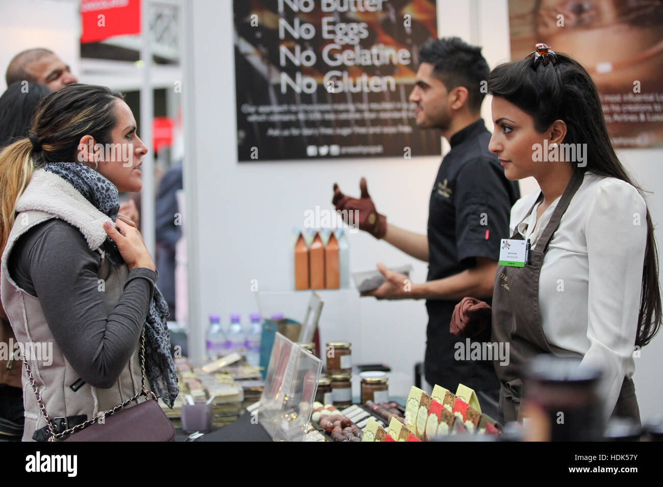 The 2016 Chocolate Show held at Olympia London, International and local ...
