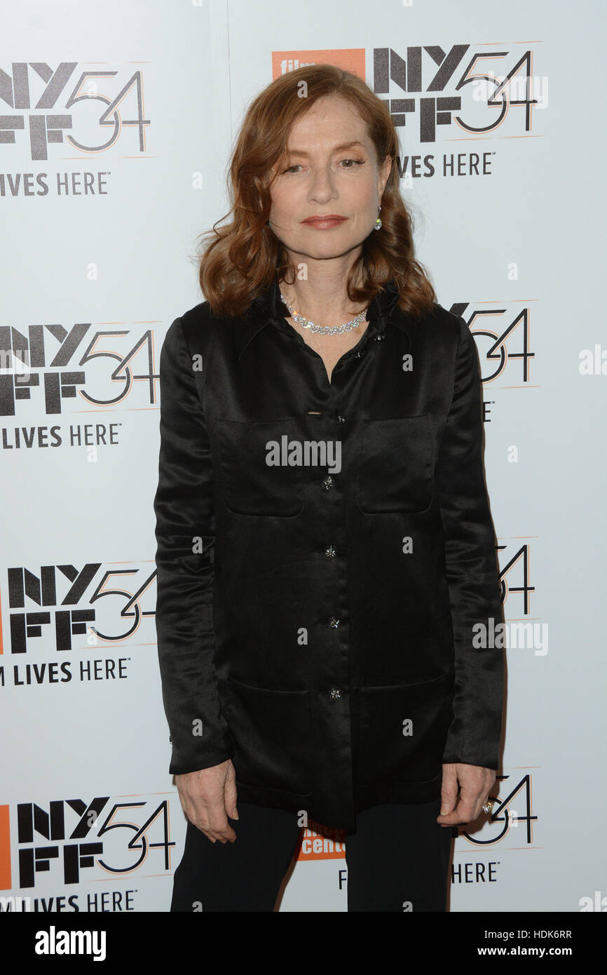 54th New York Film Festival Presents 'Things To Come" & 'Elle' at Alice ...