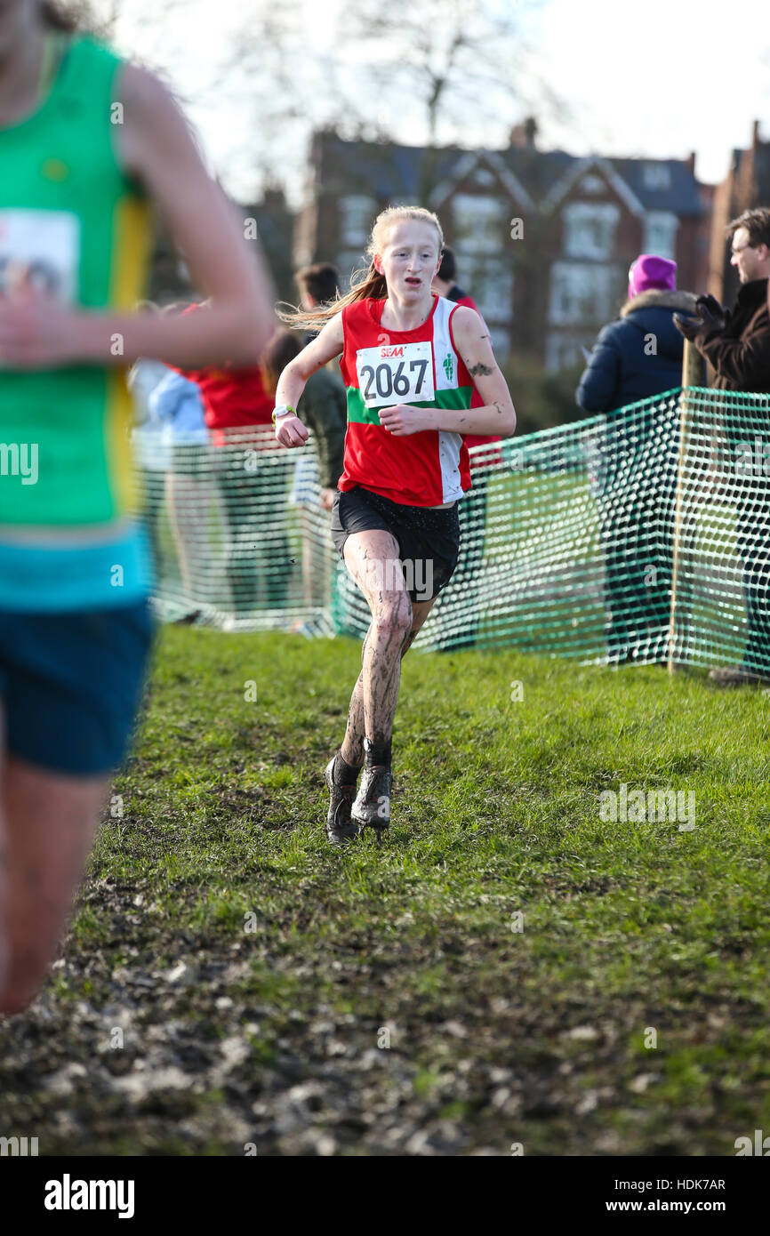 Stacey Burrows runs the SEAA Cross Country Champs in Parliament Hill ...