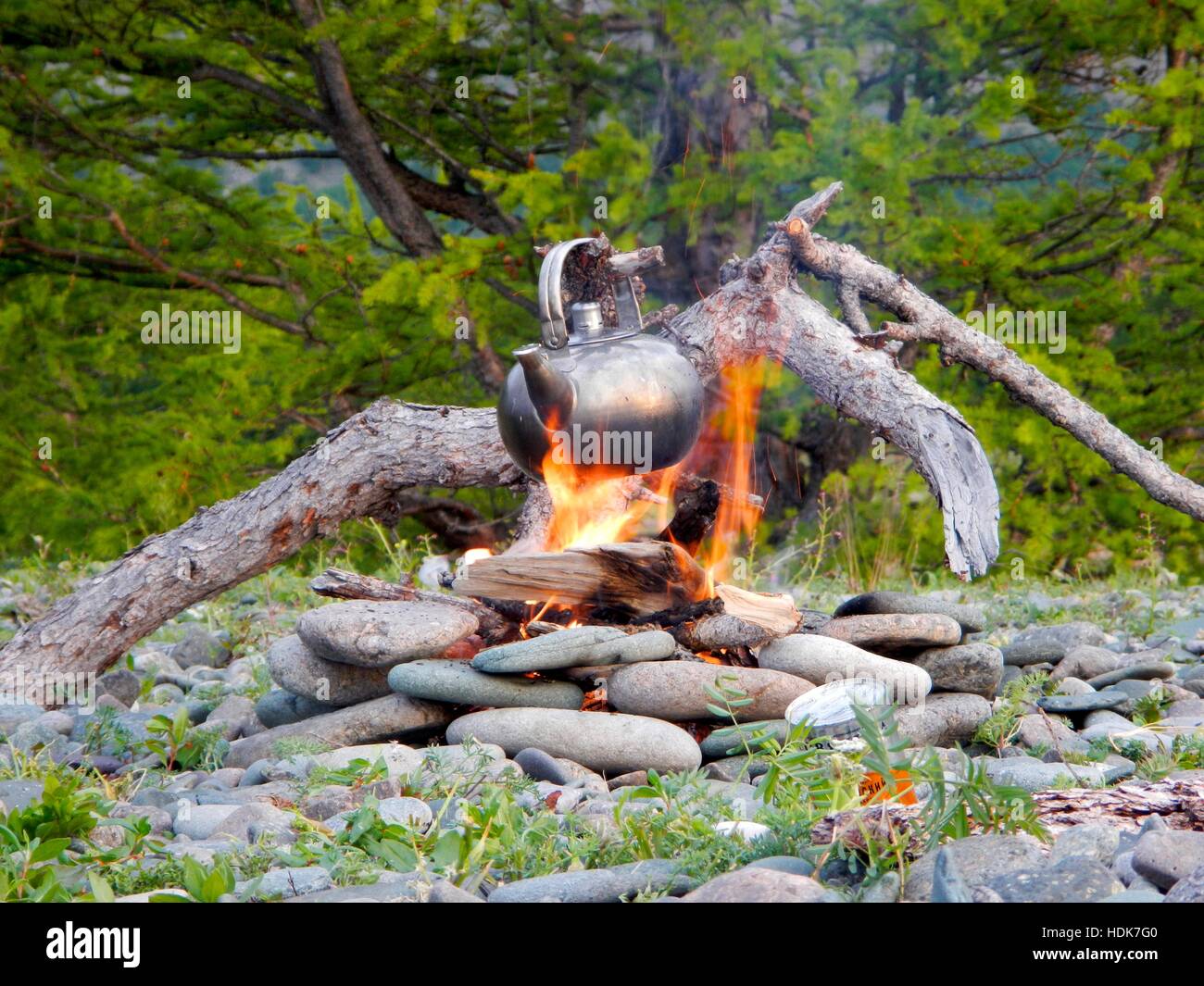 Heated with firewood hi-res stock photography and images - Alamy