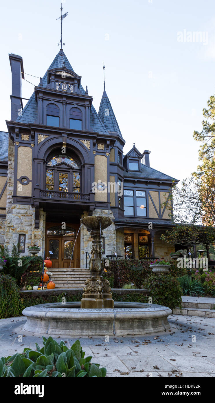 Napa, California - November 10: Beautiful building for Beringer Winery ...