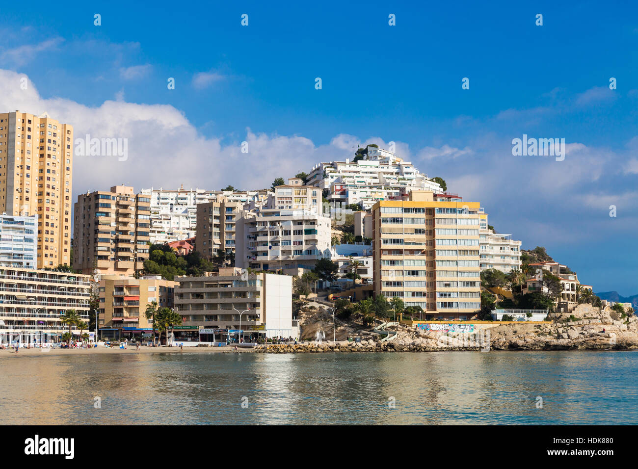 Cala de Finestrat on the Costa Blanca, Spain, resort popular with ...