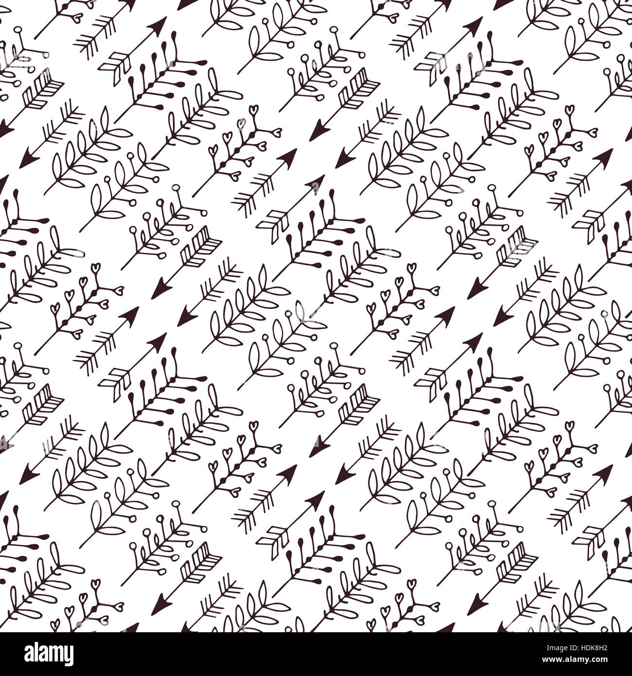 Doodle abstract lines seamless pattern Stock Vector Image & Art - Alamy