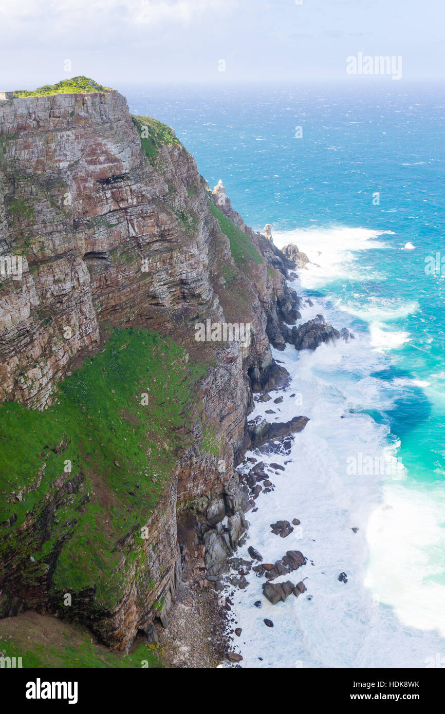 View of Cape of Good Hope South Africa. African landmark. Navigation ...