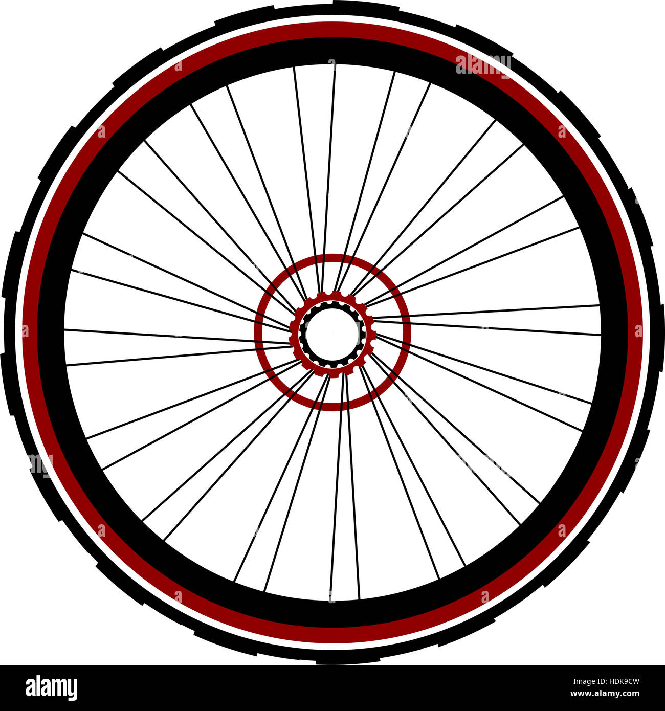 Single speed bicycle rear wheel Stock Photo - Alamy