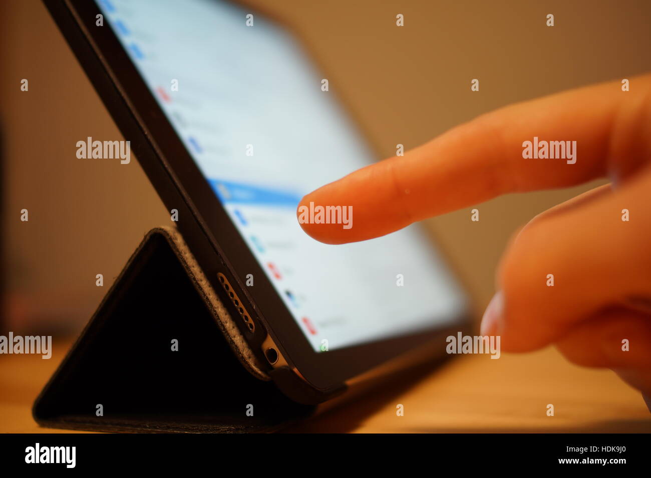 Finger pushing screen hi-res stock photography and images - Alamy