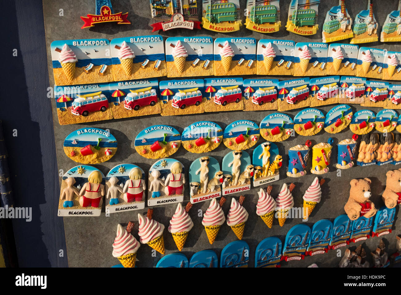 Blackpool Fridge Magnets Stock Photo - Alamy