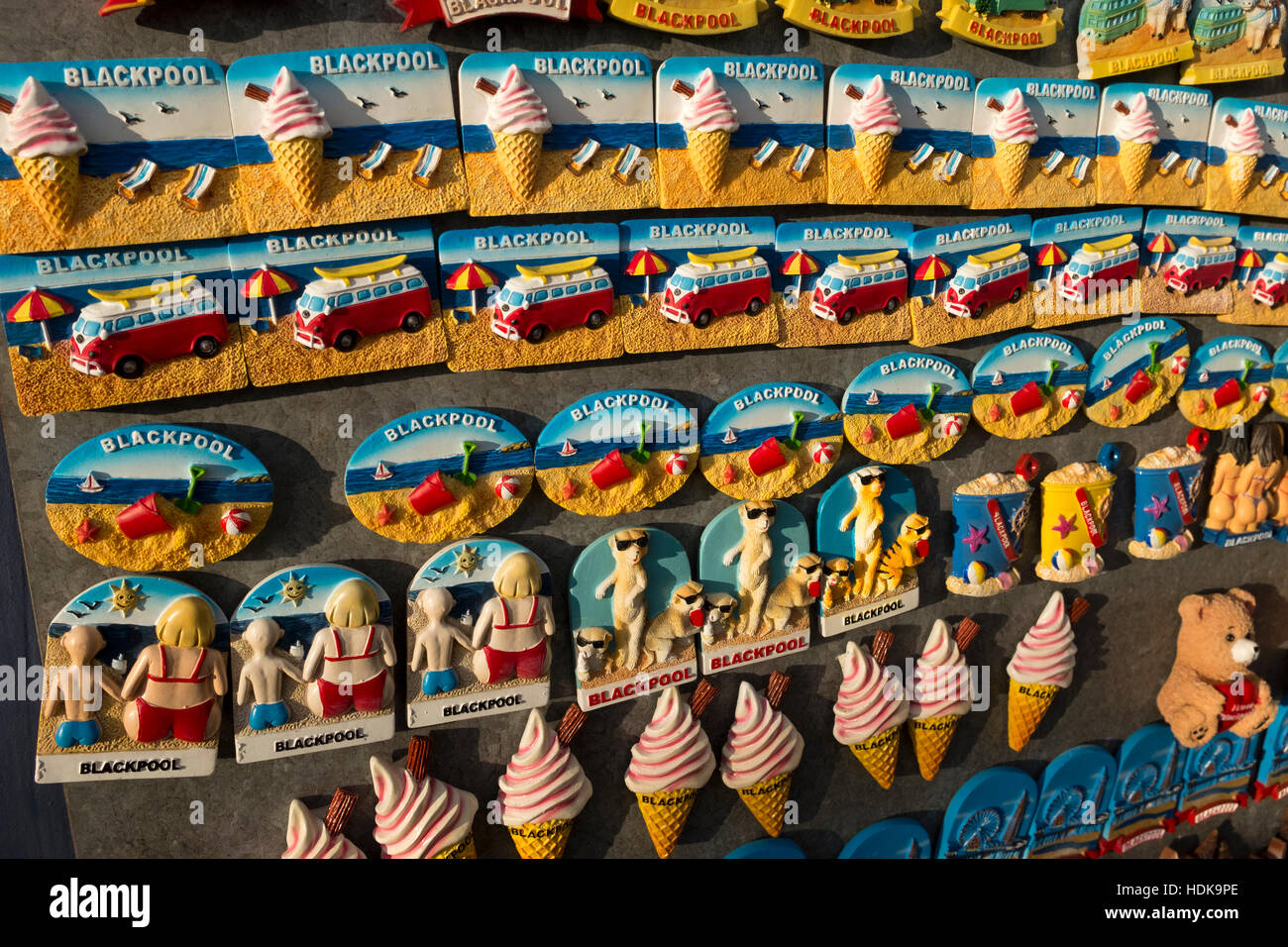 Blackpool Fridge Magnets Stock Photo - Alamy