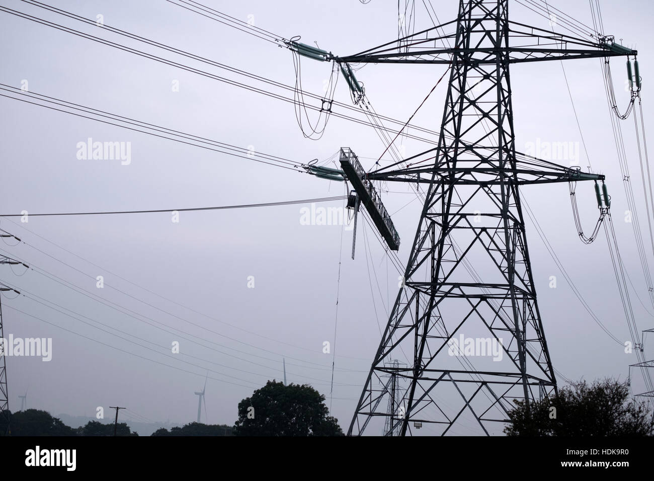 UK Power Pylon Stock Photo - Alamy