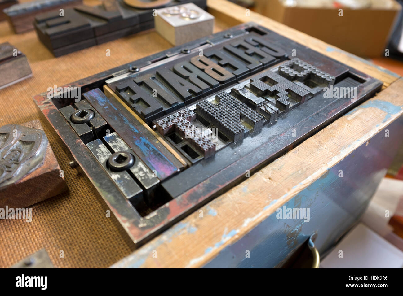 Printing blocks hi-res stock photography and images - Alamy
