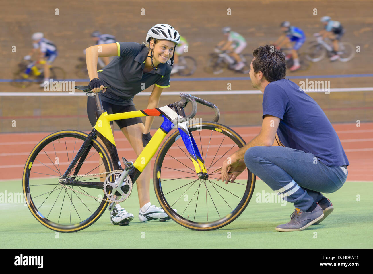 a happy biker Stock Photo - Alamy