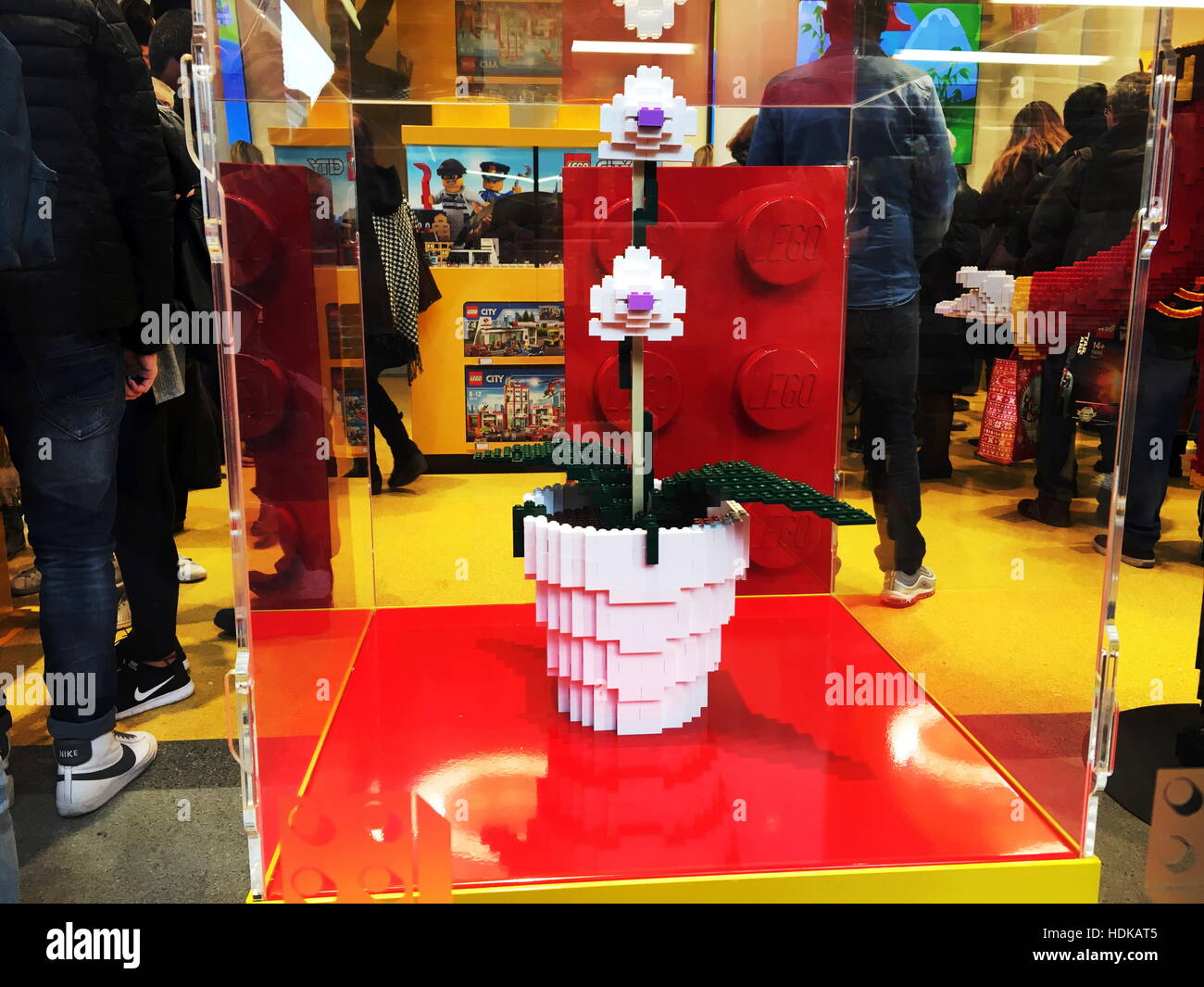 Lego opens it's largest store in Europe at the Piazza San Babila in ...
