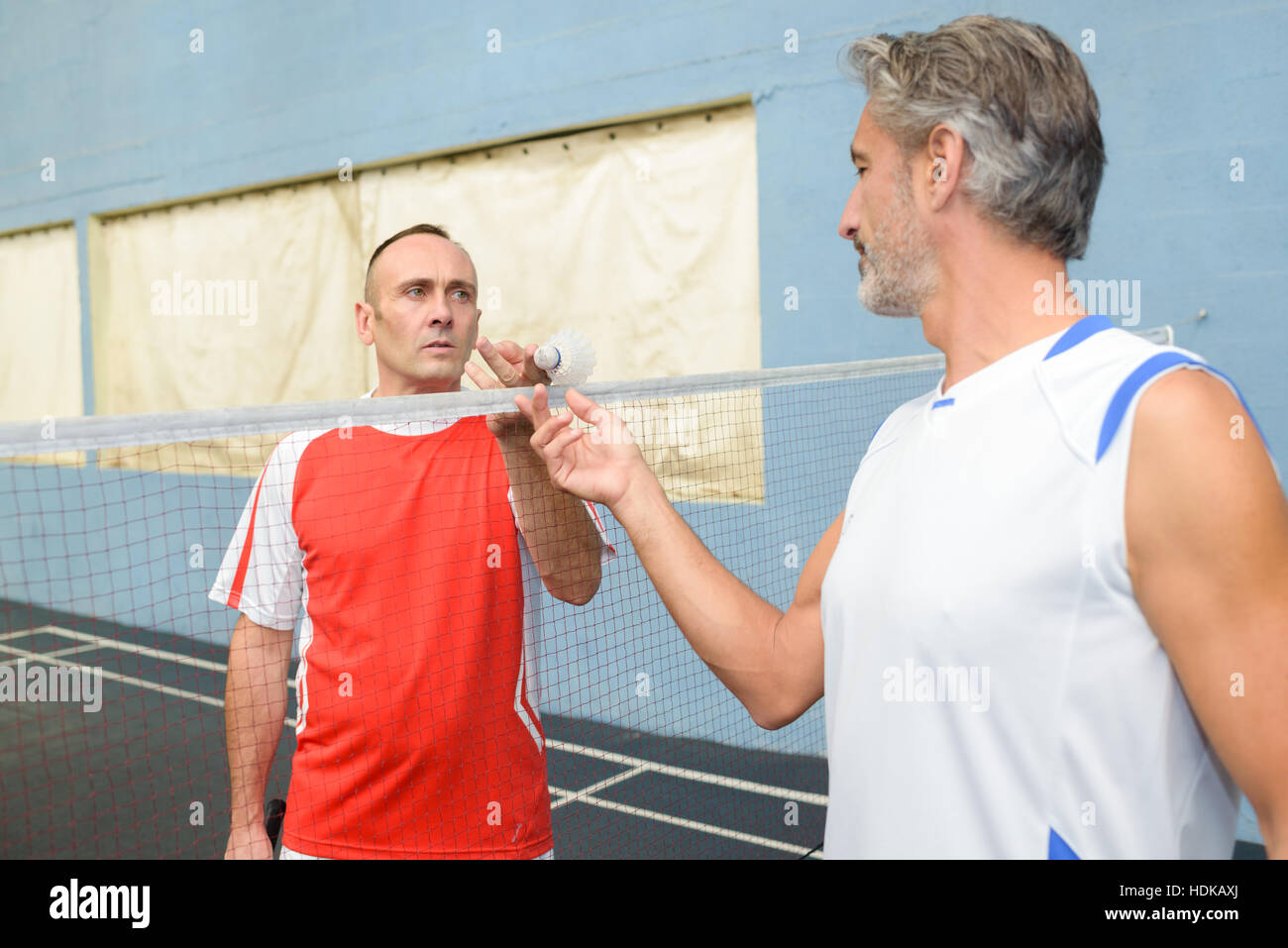 Badminton players hi-res stock photography and images - Alamy