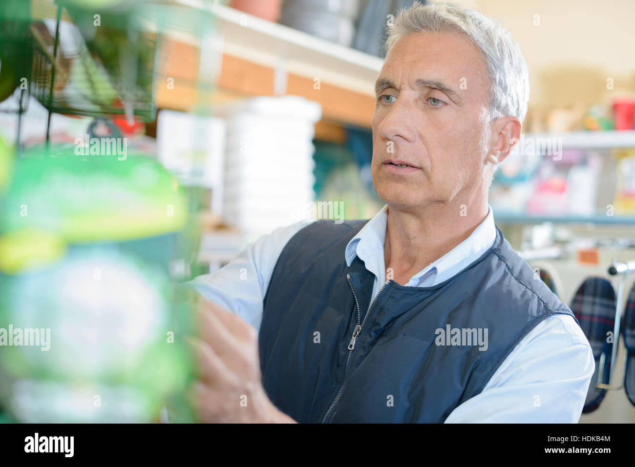 customer searching for a product Stock Photo - Alamy