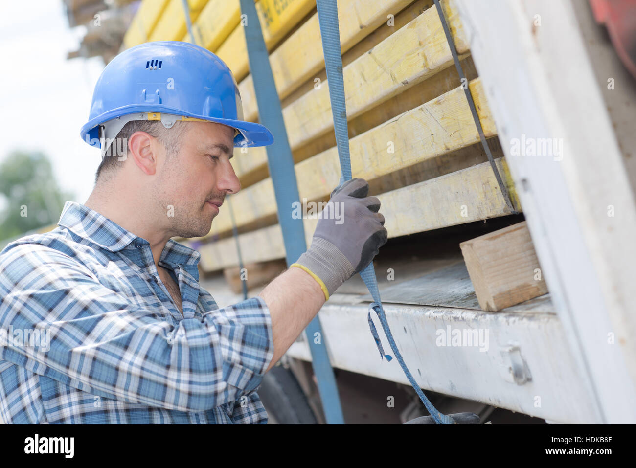 tightening the strap Stock Photo - Alamy