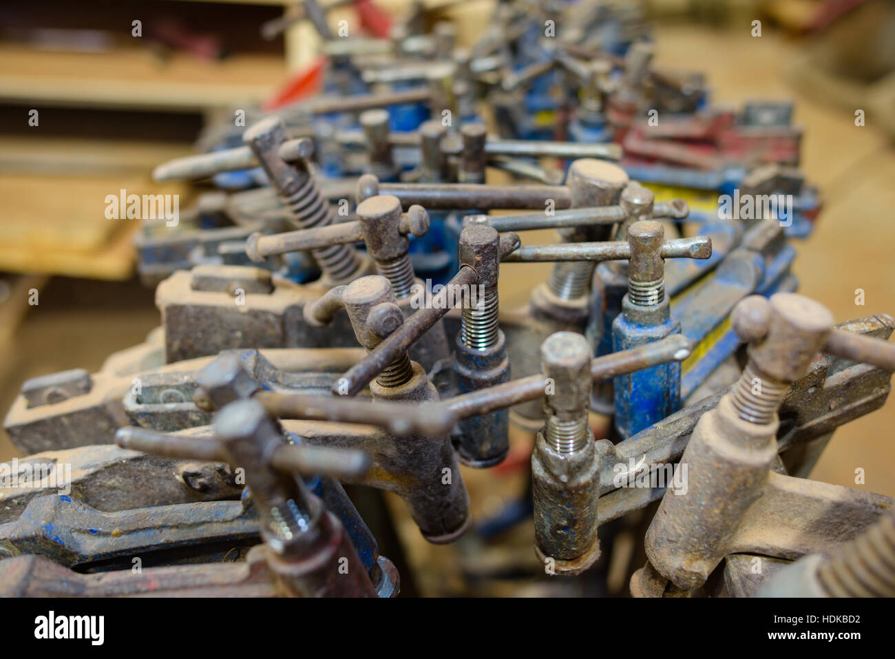 Vice clamps hi-res stock photography and images - Alamy