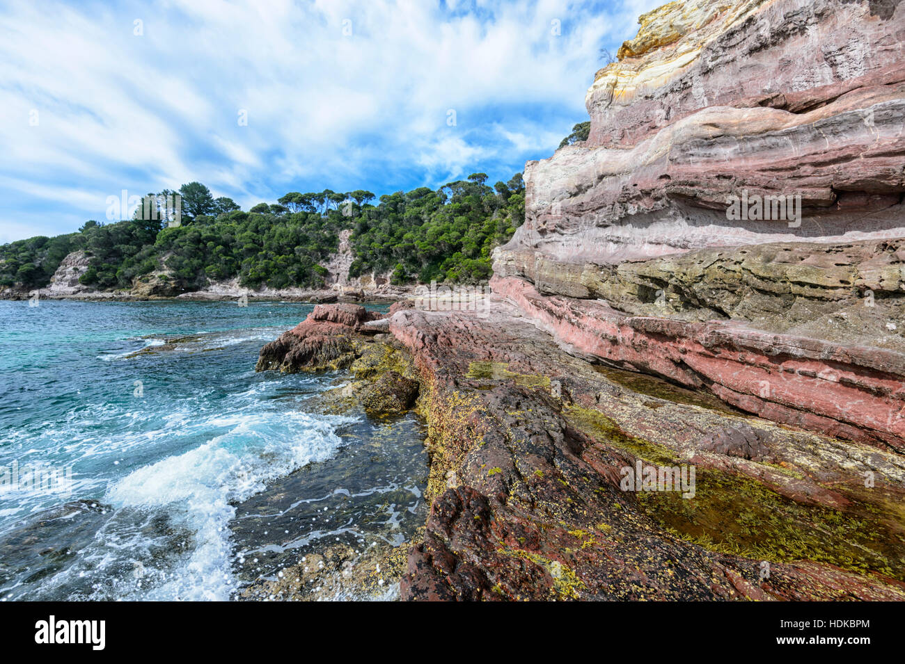 Palaeozoic sedimentary rock formations, part of the Narooma ...