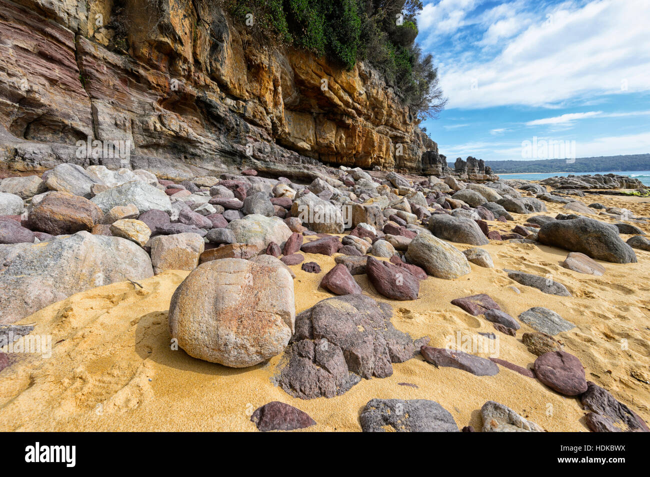 Palaeozoic sedimentary rock formations, part of the Narooma ...