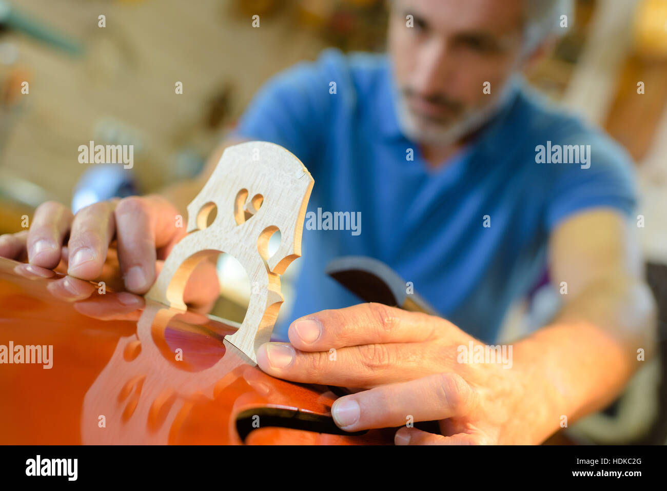 making a violin Stock Photo - Alamy