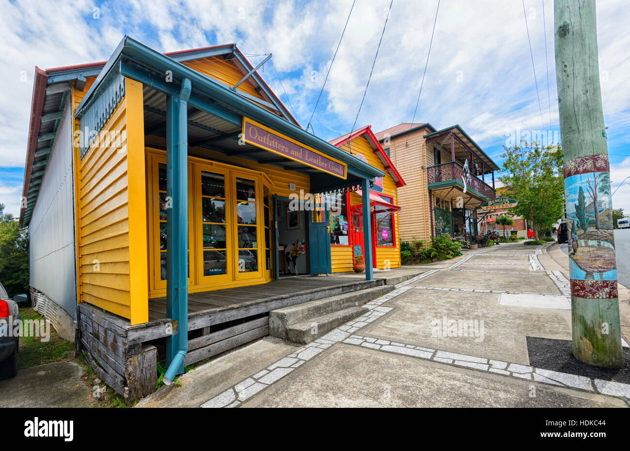 Small town street scene hi-res stock photography and images - Alamy