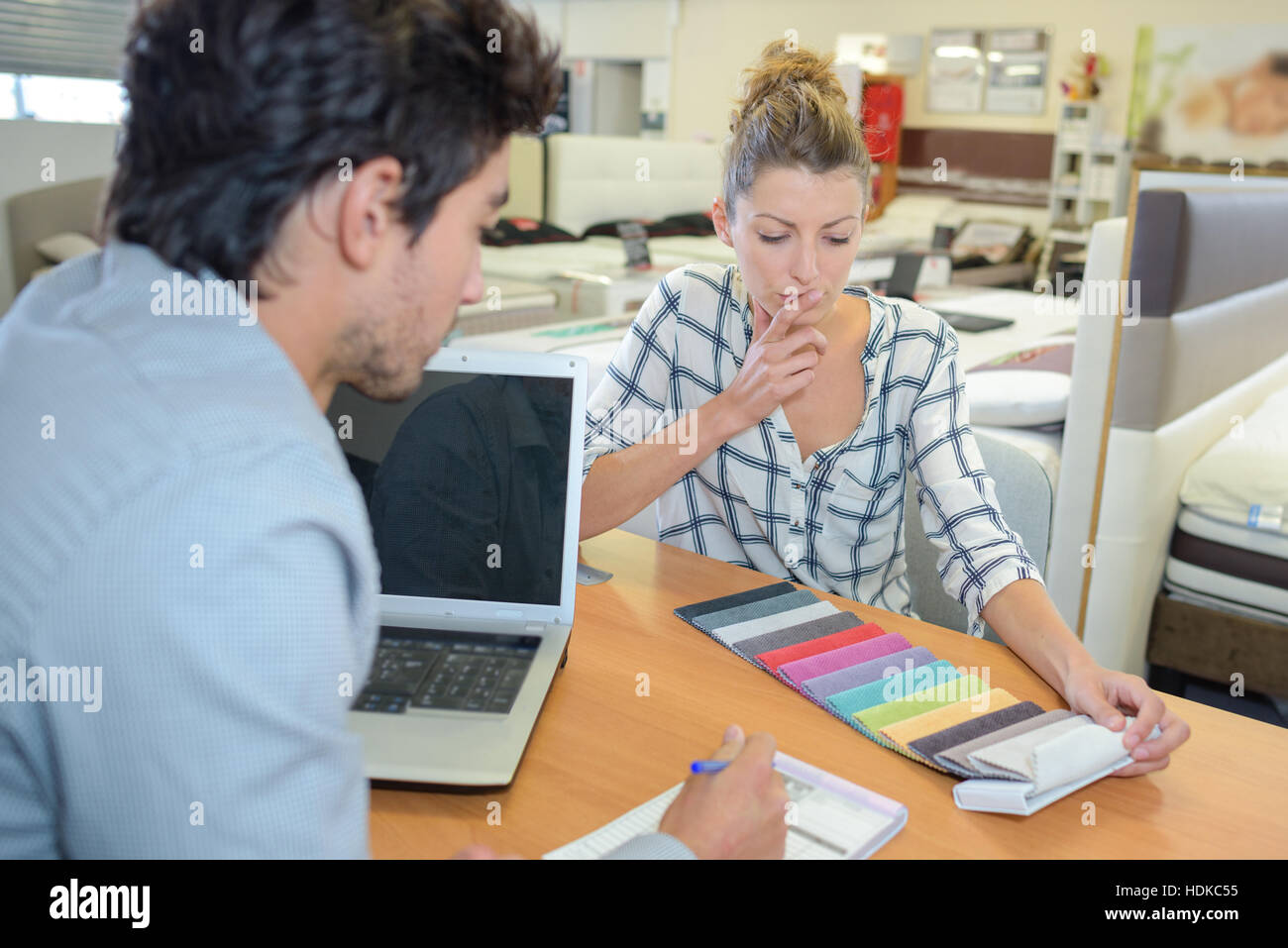 choice of material and color Stock Photo - Alamy