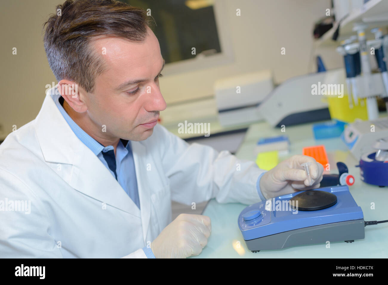 conducting an experiment Stock Photo - Alamy