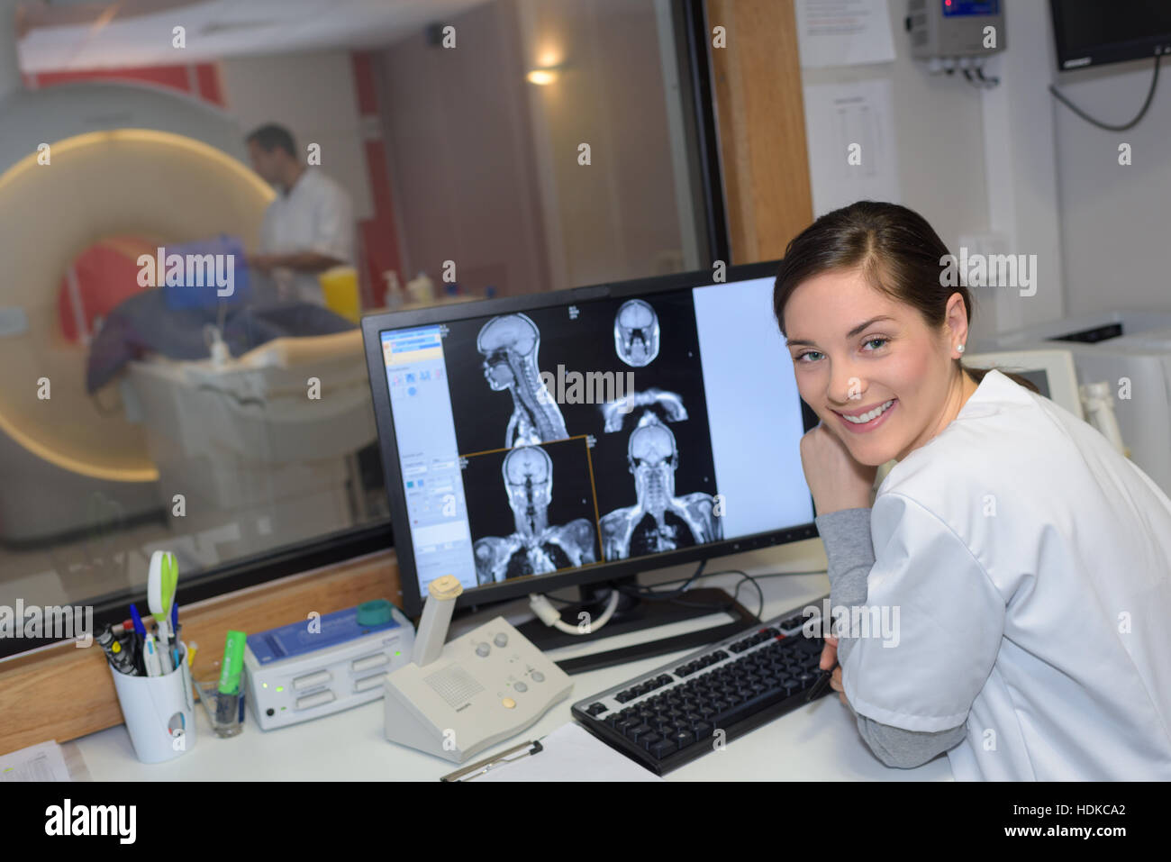 Portrait of female radiologist Stock Photo - Alamy