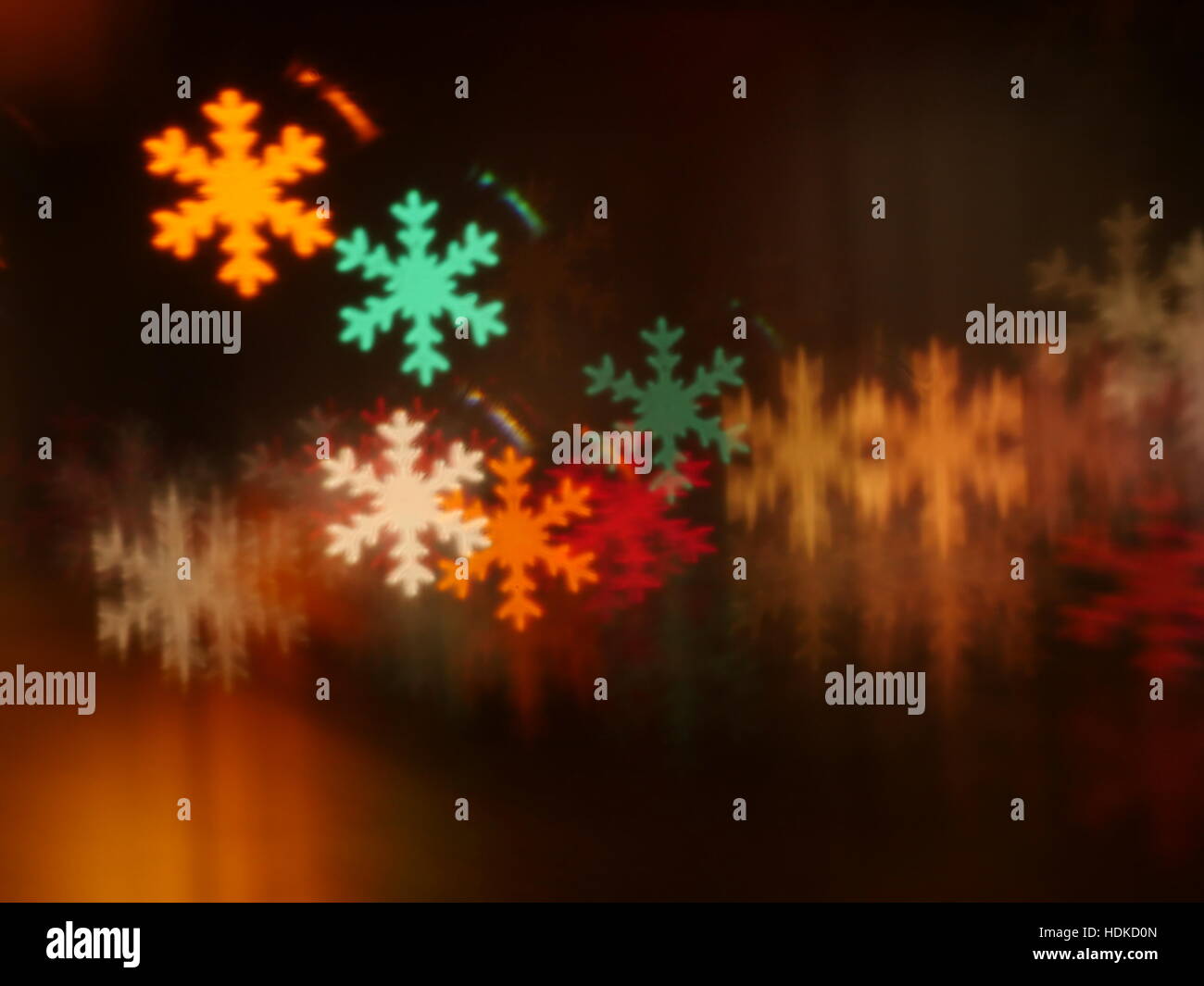 Snowflake bokeh hi-res stock photography and images - Alamy