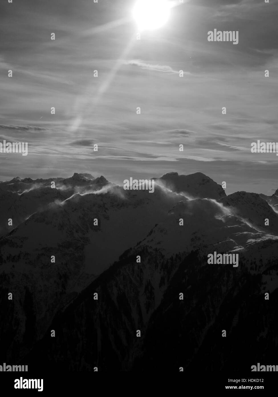 Outdoor activity alps Black and White Stock Photos & Images - Alamy