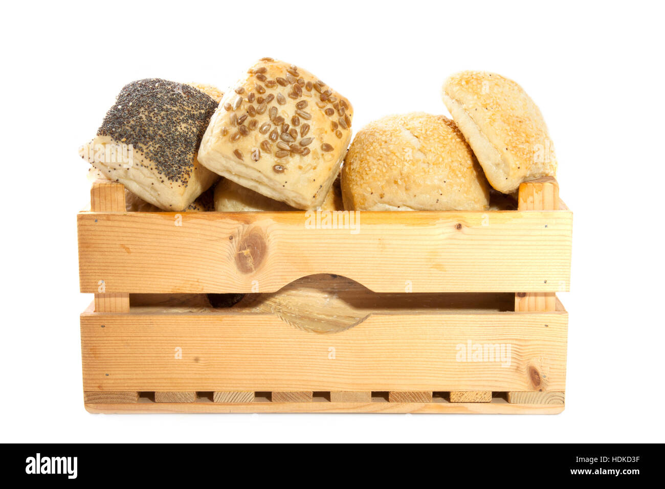 Brown wooden box filled Cut Out Stock Images & Pictures - Alamy