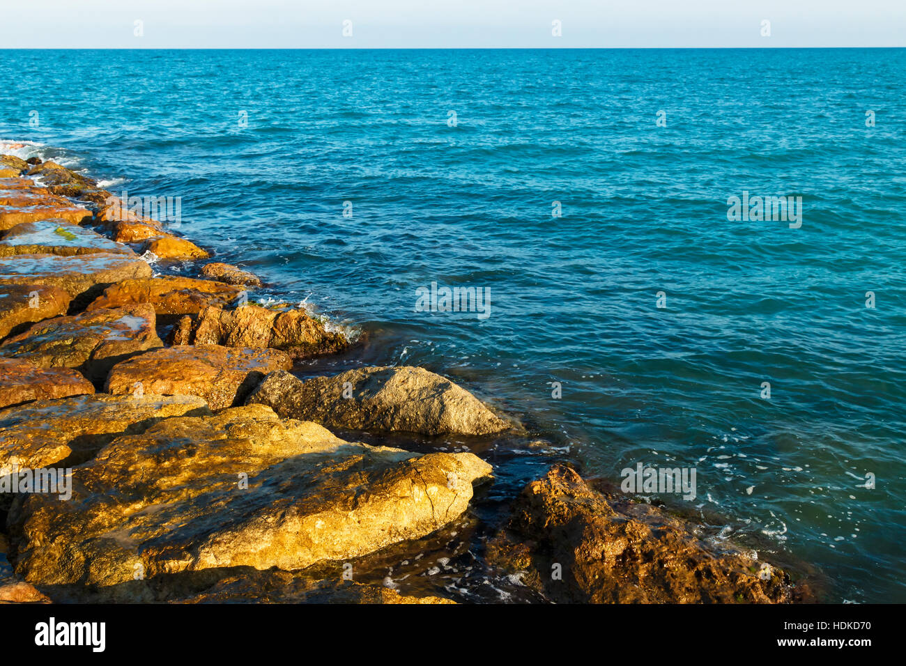 Sea wall break water breakwater hi-res stock photography and images - Alamy