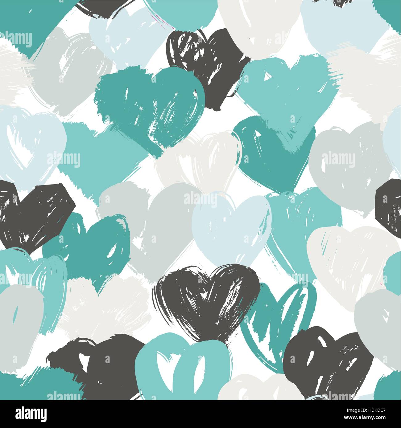 Seamless pattern heart hi-res stock photography and images - Alamy