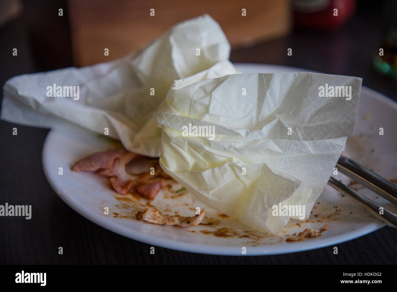 meal that has been eaten and finished Stock Photo - Alamy