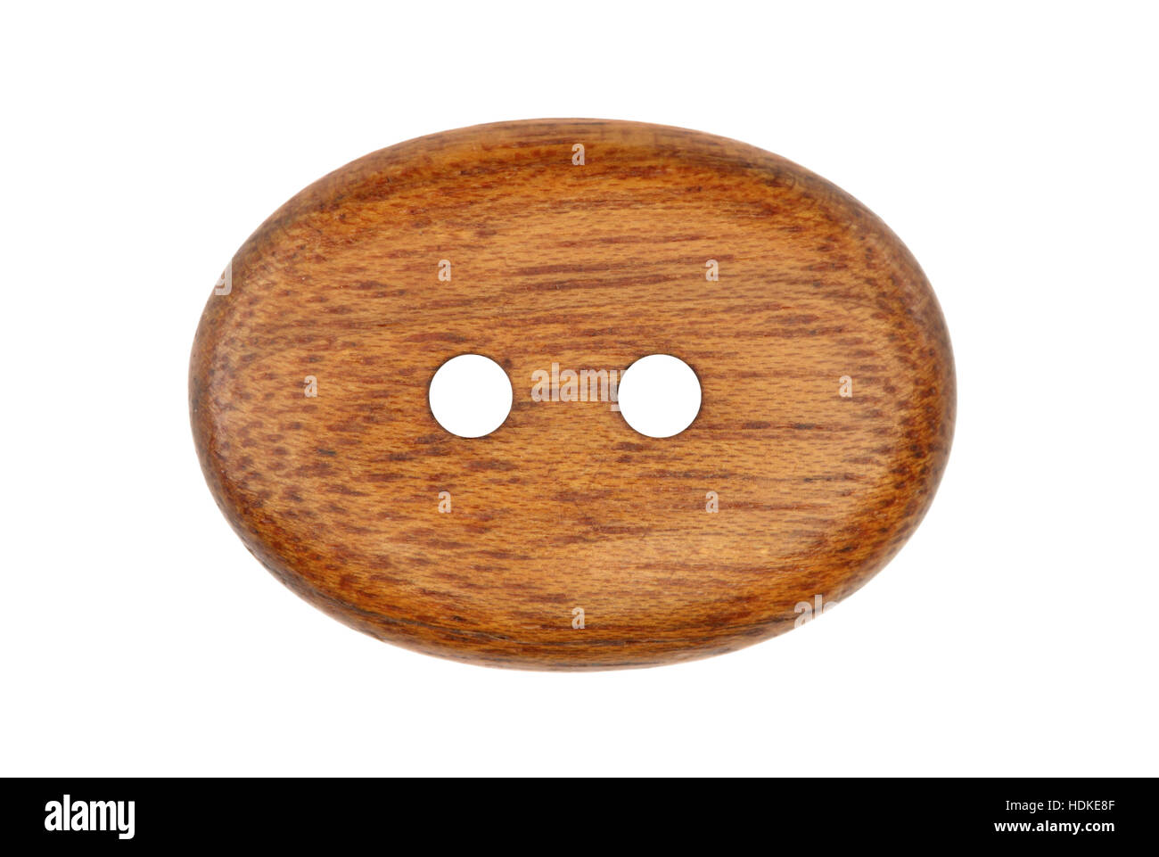 Detail of the wooden clothes button on white background Stock Photo - Alamy