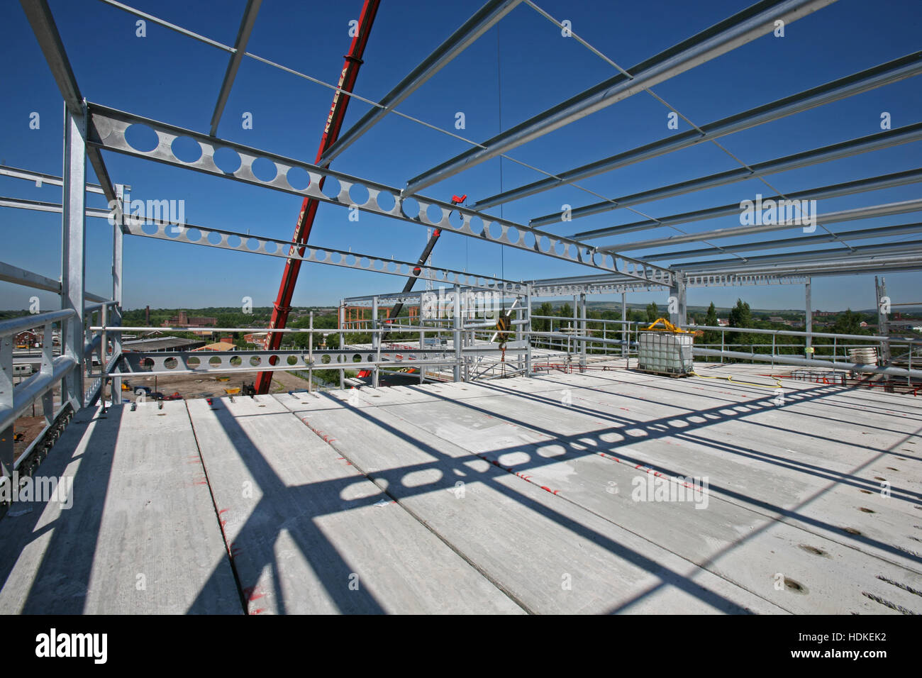 Steel Girder With Decking