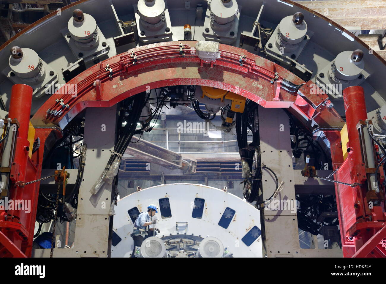Tunnel Boring Machines Stock Photo - Alamy