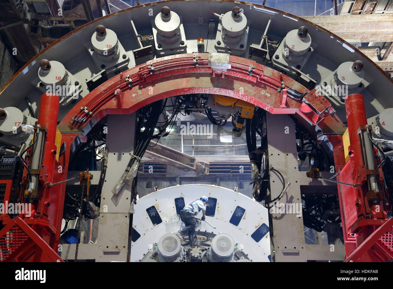 Tunnel Boring Machines Stock Photo - Alamy