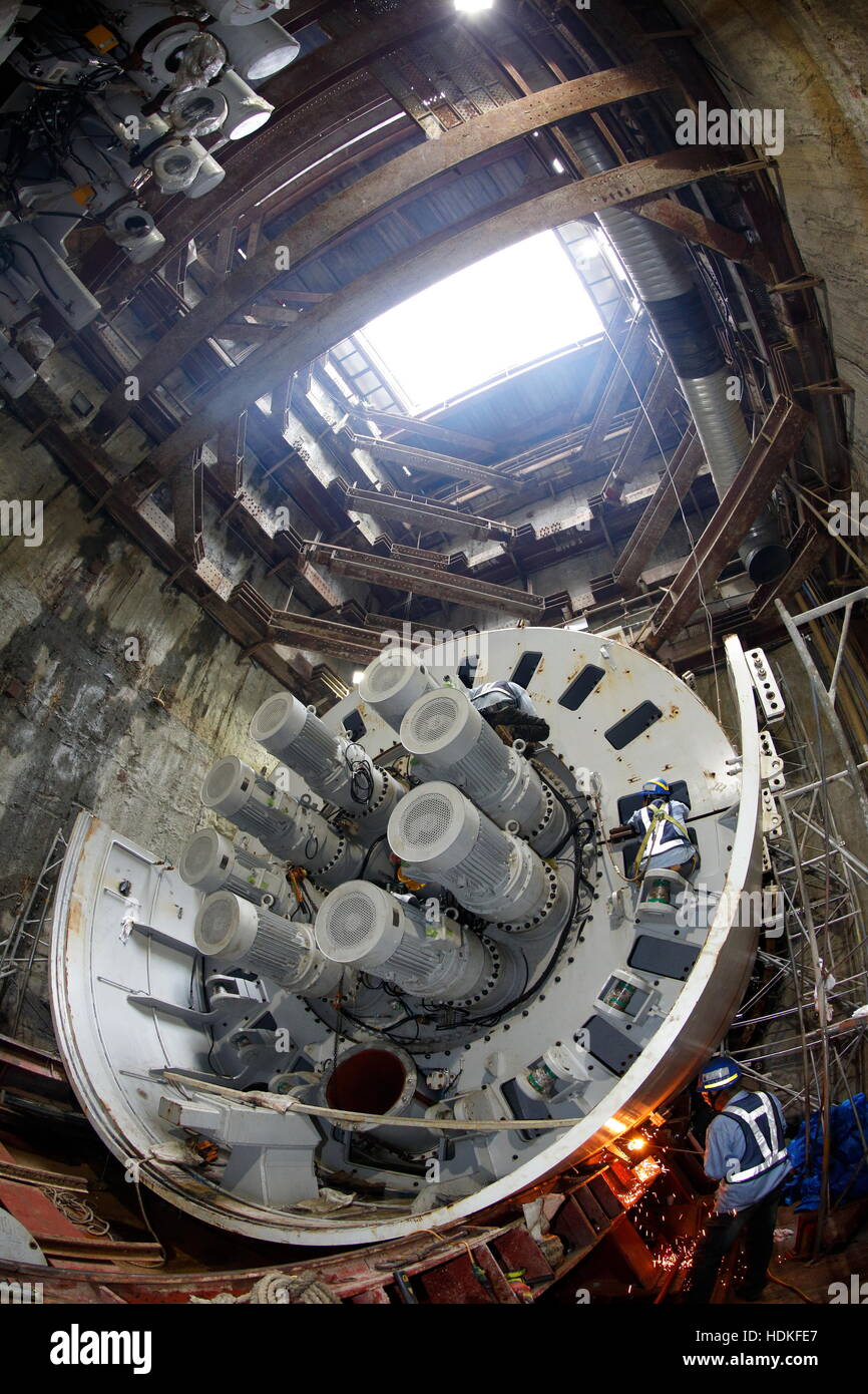 Tunnel Boring Machines Stock Photo - Alamy