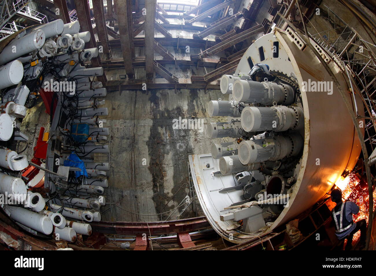 Tunnel Boring Machines Stock Photo - Alamy