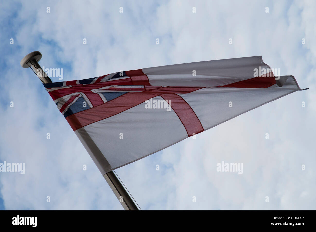 Royal Navy White Ensign Flag High Resolution Stock Photography and ...