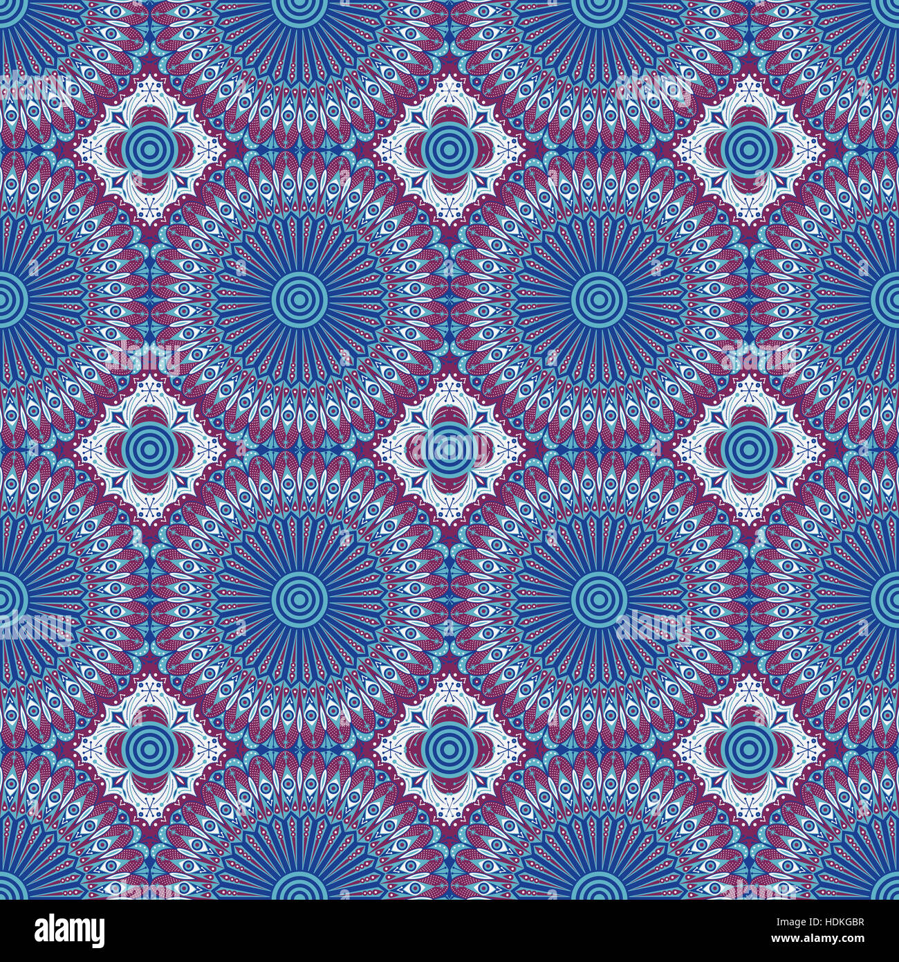 Vector seamless pattern. Colorful ethnic ornament. Arabesque style ...