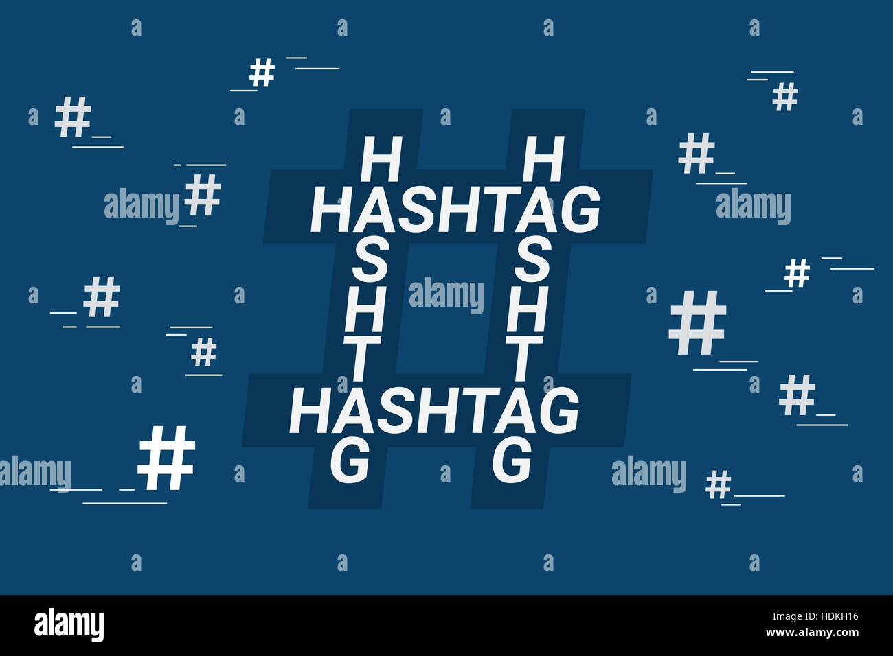 Hashtag symbol sharp hash Stock Vector Images - Alamy