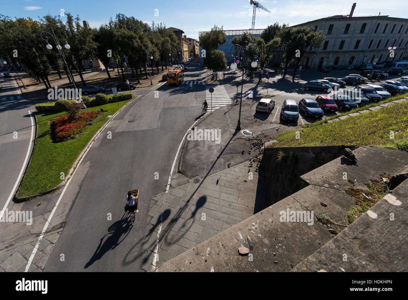 Outside the city walls of Lucca at the Gate Sant’Anna / Vittorio ...