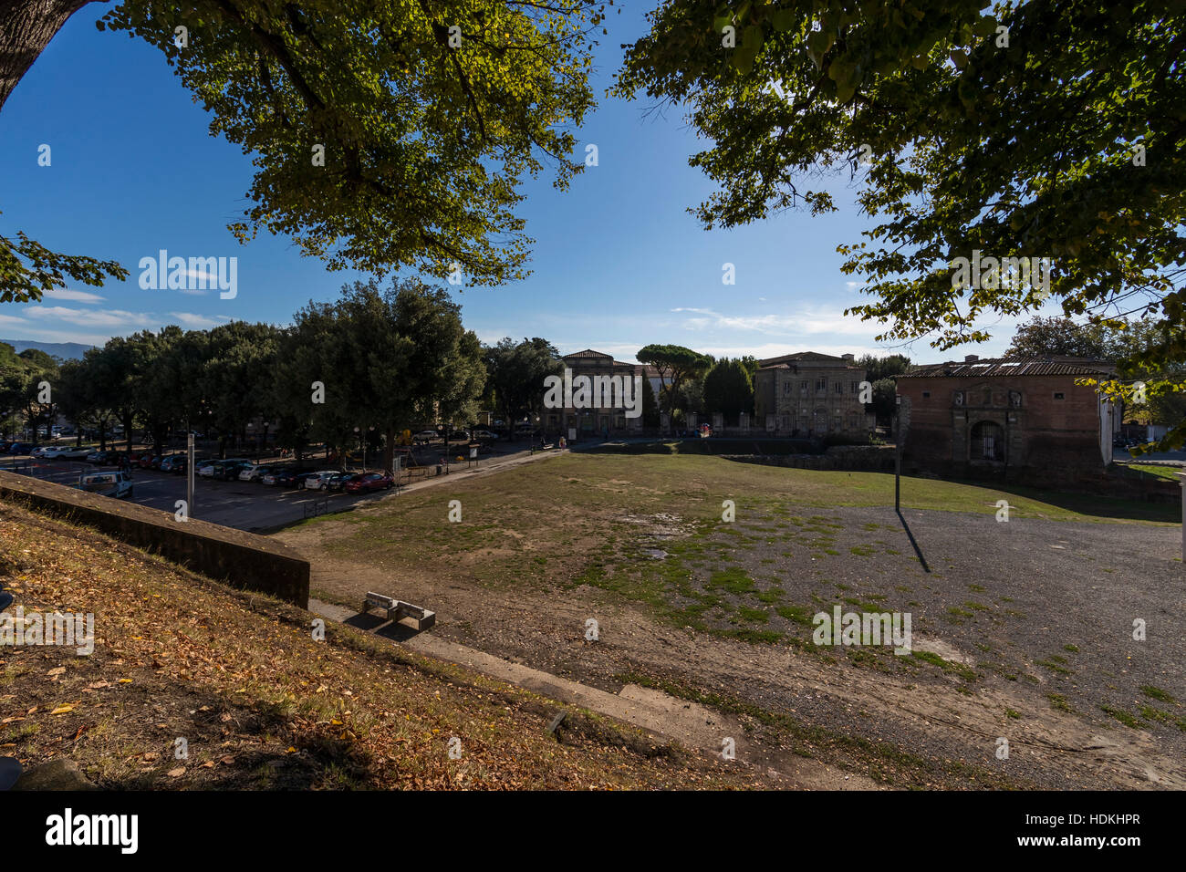 Old Roman gate of Antica Porta San Donato. Lucca. Lucca city, Tuscany ...