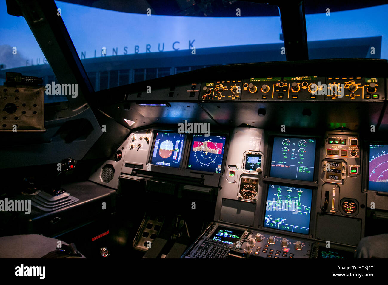 Aircraft cockpit simulator hi-res stock photography and images - Alamy