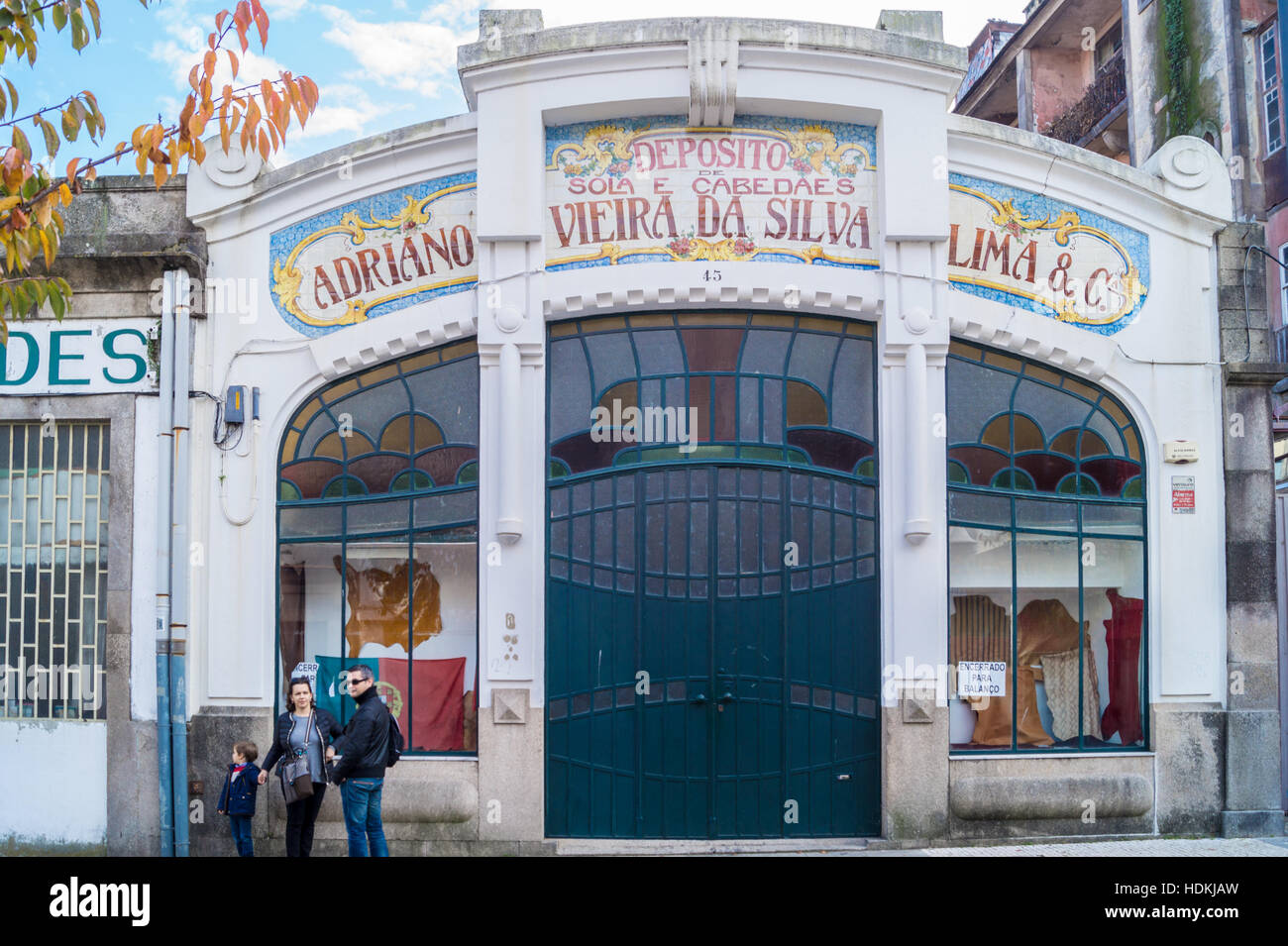 Antonio Veira da Silva Lima & Co. Art Nouveau leather warehouse ...