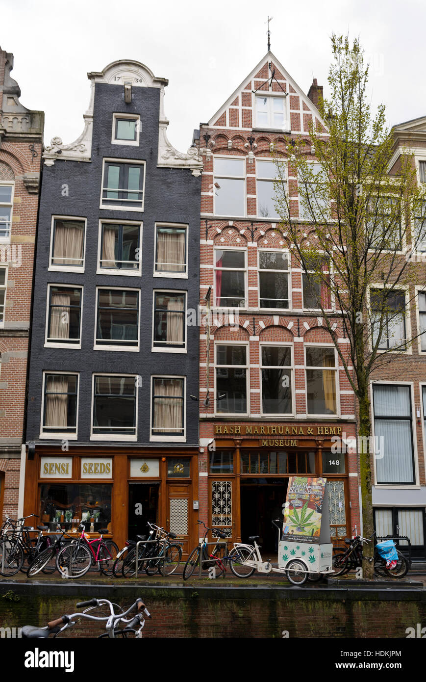 A Cannabis Museum in Amsterdam, Holland, Netherlands Stock Photo - Alamy