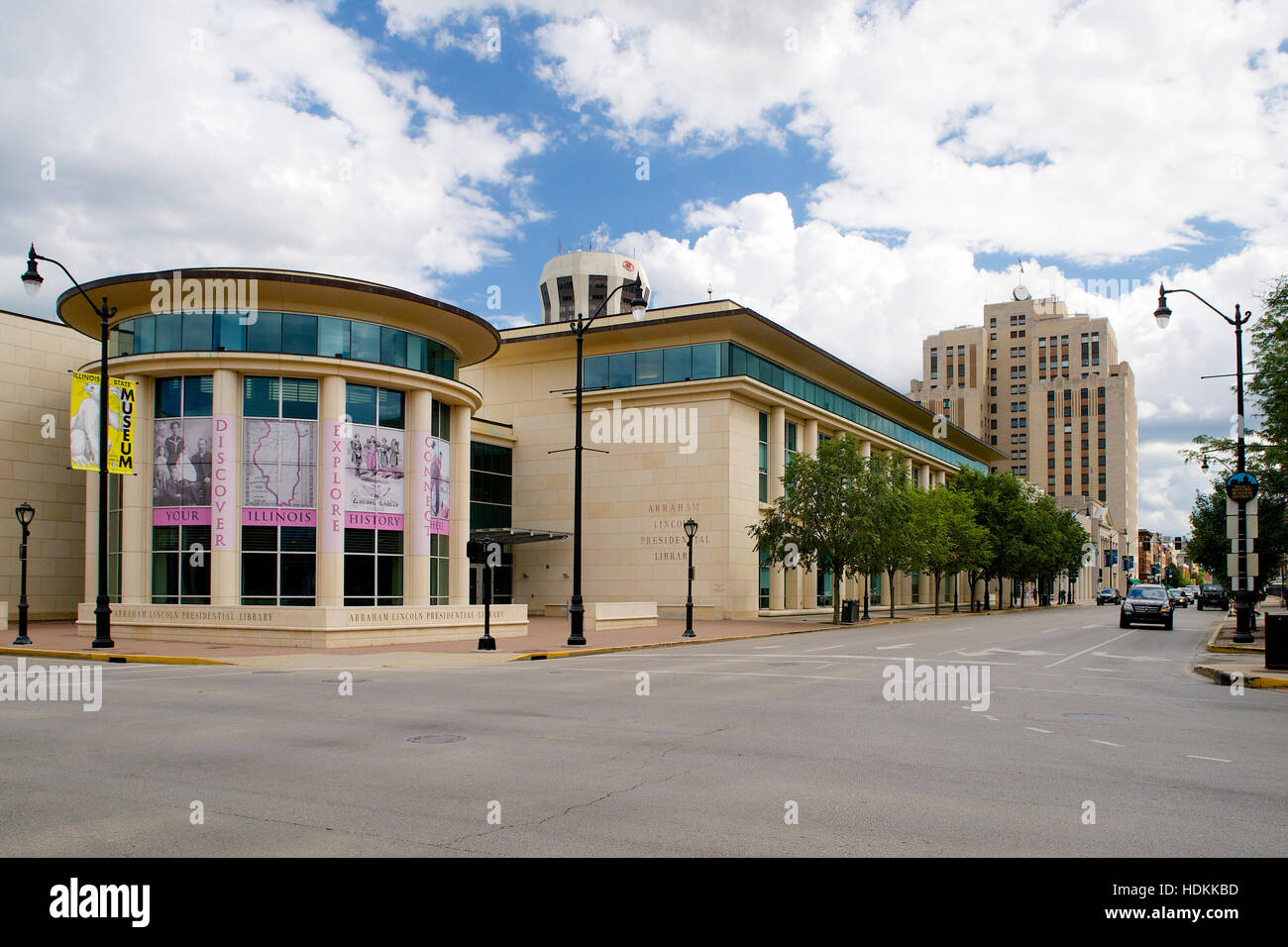 Abraham Lincoln presidential Library, North 6th Street, Springfield ...