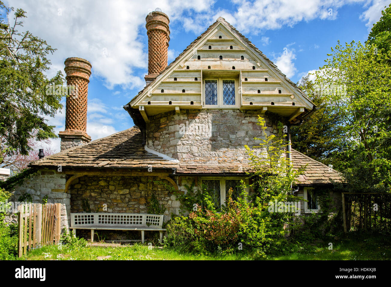 Vine Cottage at Blaise Hamlet designed by John Nash as part of the ...